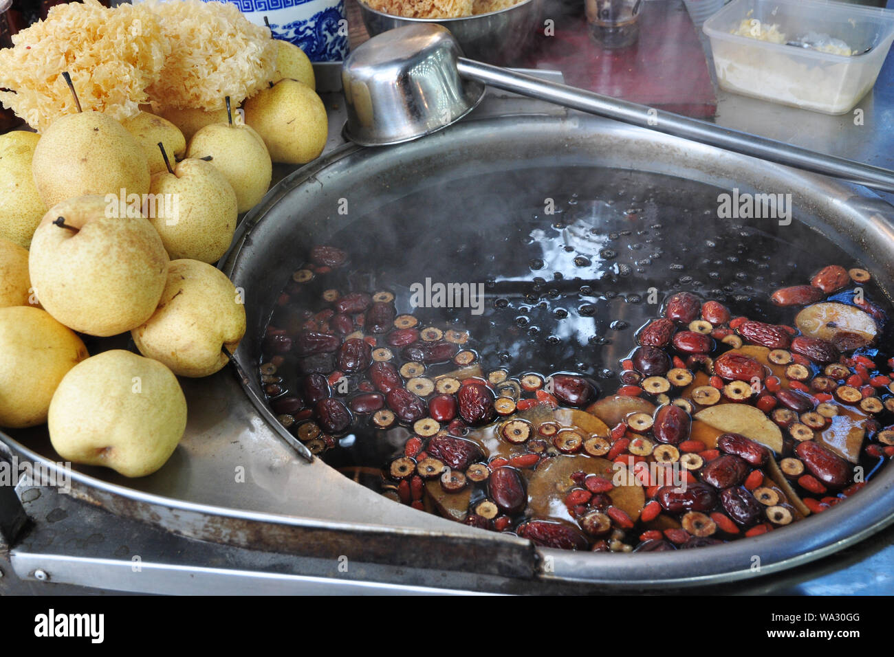 Rock sugar snow pear soup Stock Photo - Alamy