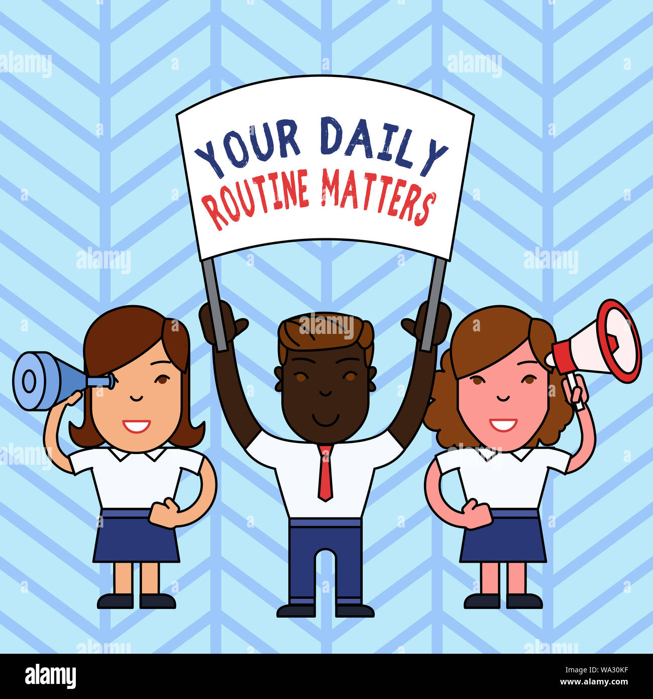 Writing note showing Your Daily Routine Matters. Business concept for ...