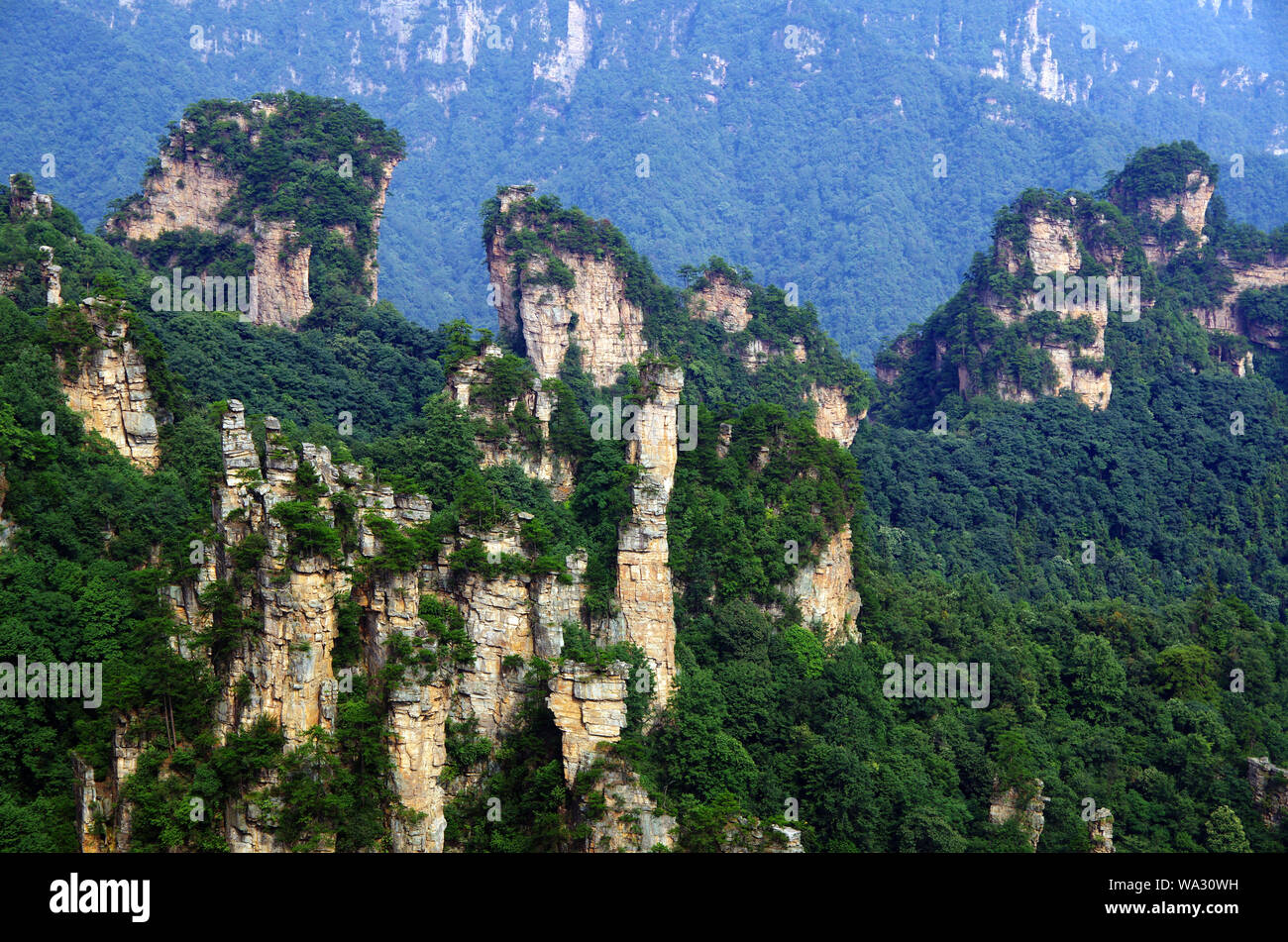 Hunan zhangjiajie scenery Stock Photo - Alamy