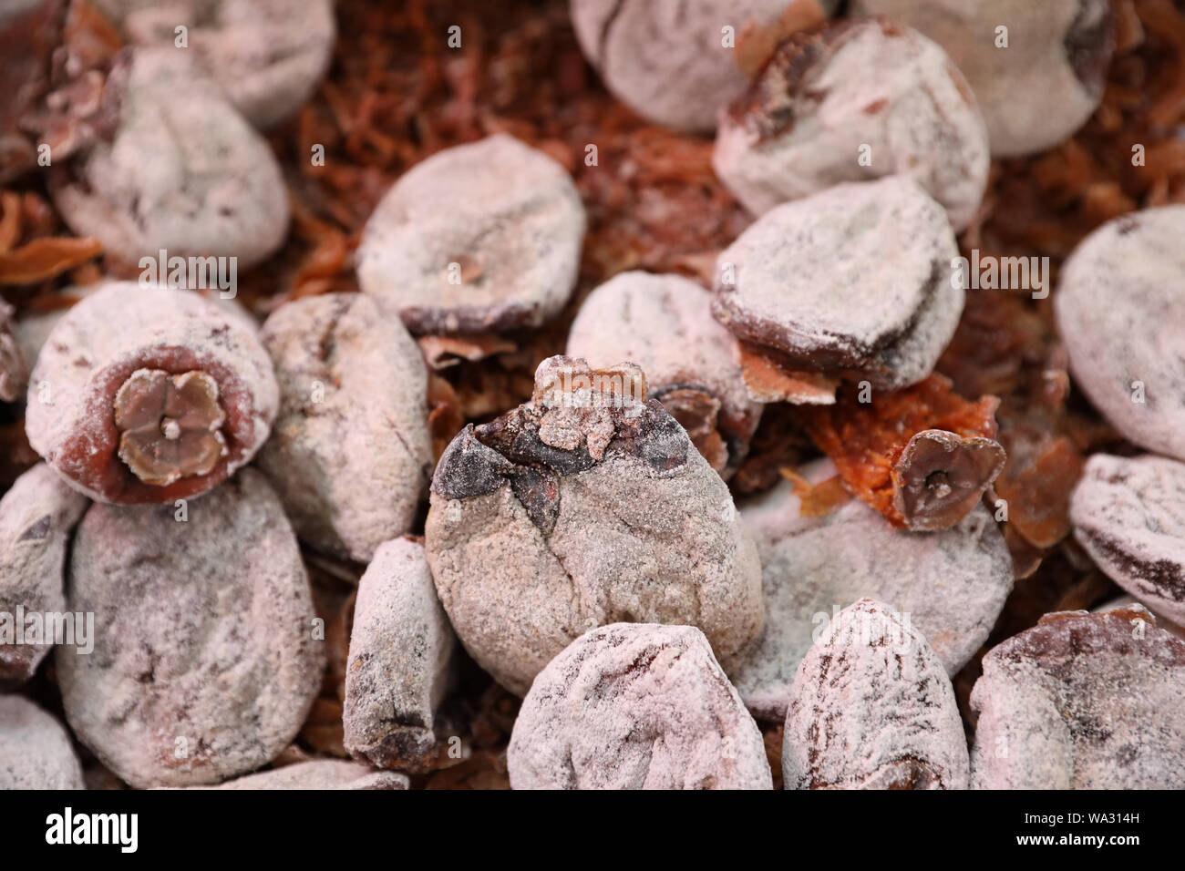 Shaanxi fuping dried persimmon in China Stock Photo - Alamy
