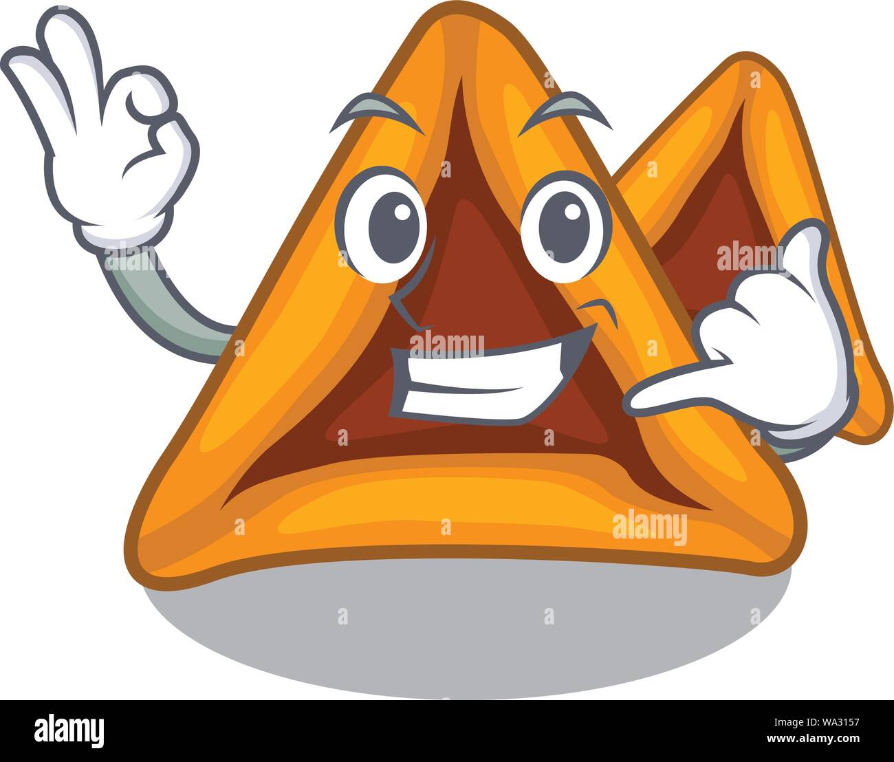 Cartoon hamantashen hi-res stock photography and images - Alamy