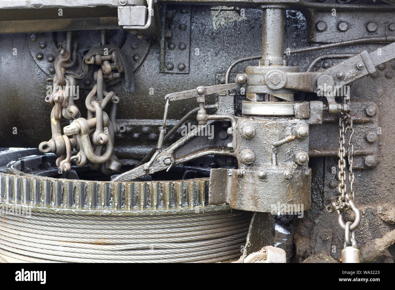 Cable pulley hi-res stock photography and images - Alamy