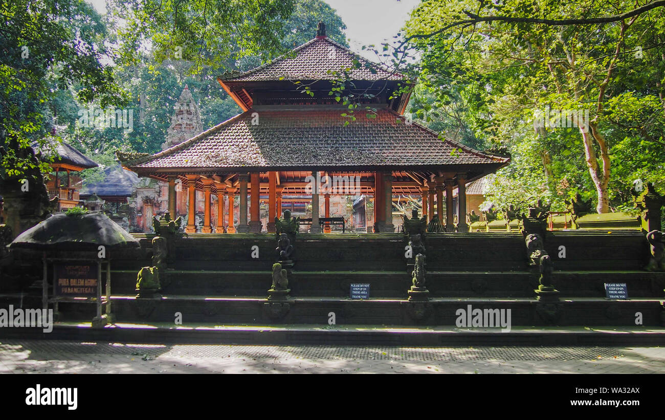 Pura Taman Saraswati temple in Ubud, Bali Island Stock Photo - Alamy