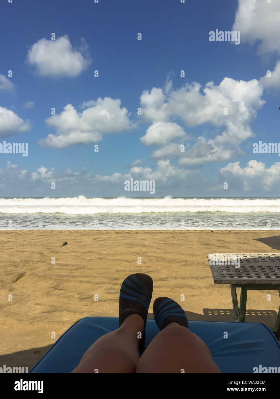 Relaxing beach vacation Stock Photo - Alamy