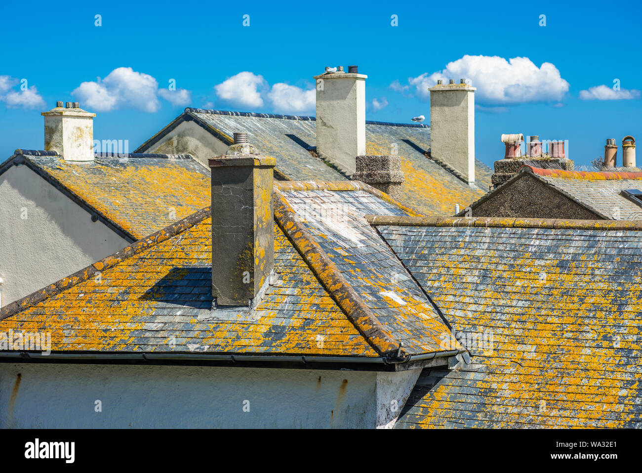 English slate roof hi-res stock photography and images - Alamy