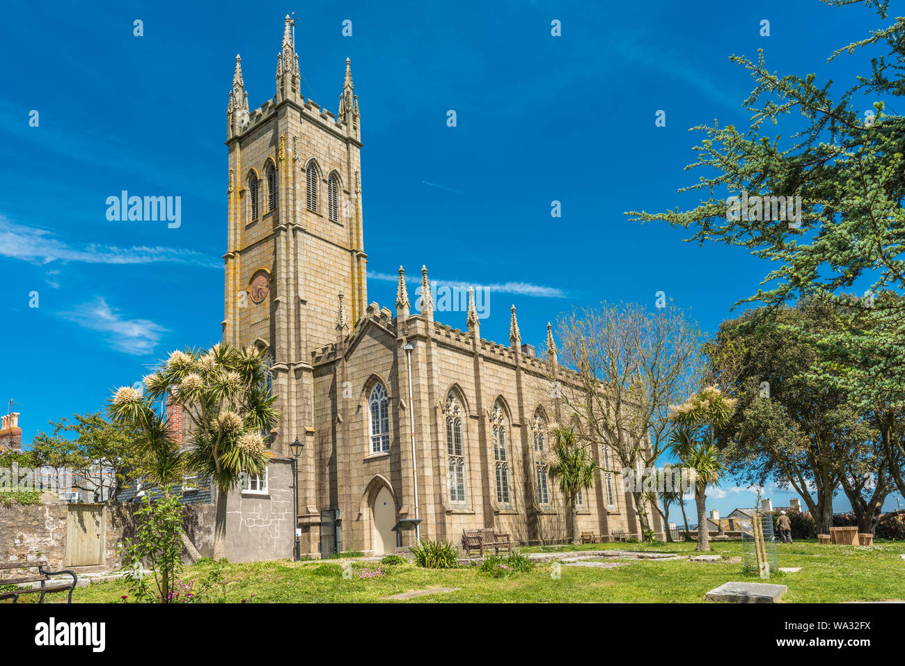 St Mary's Parish Church, Chapel Street, Penzance, Cornwall, England, UK ...