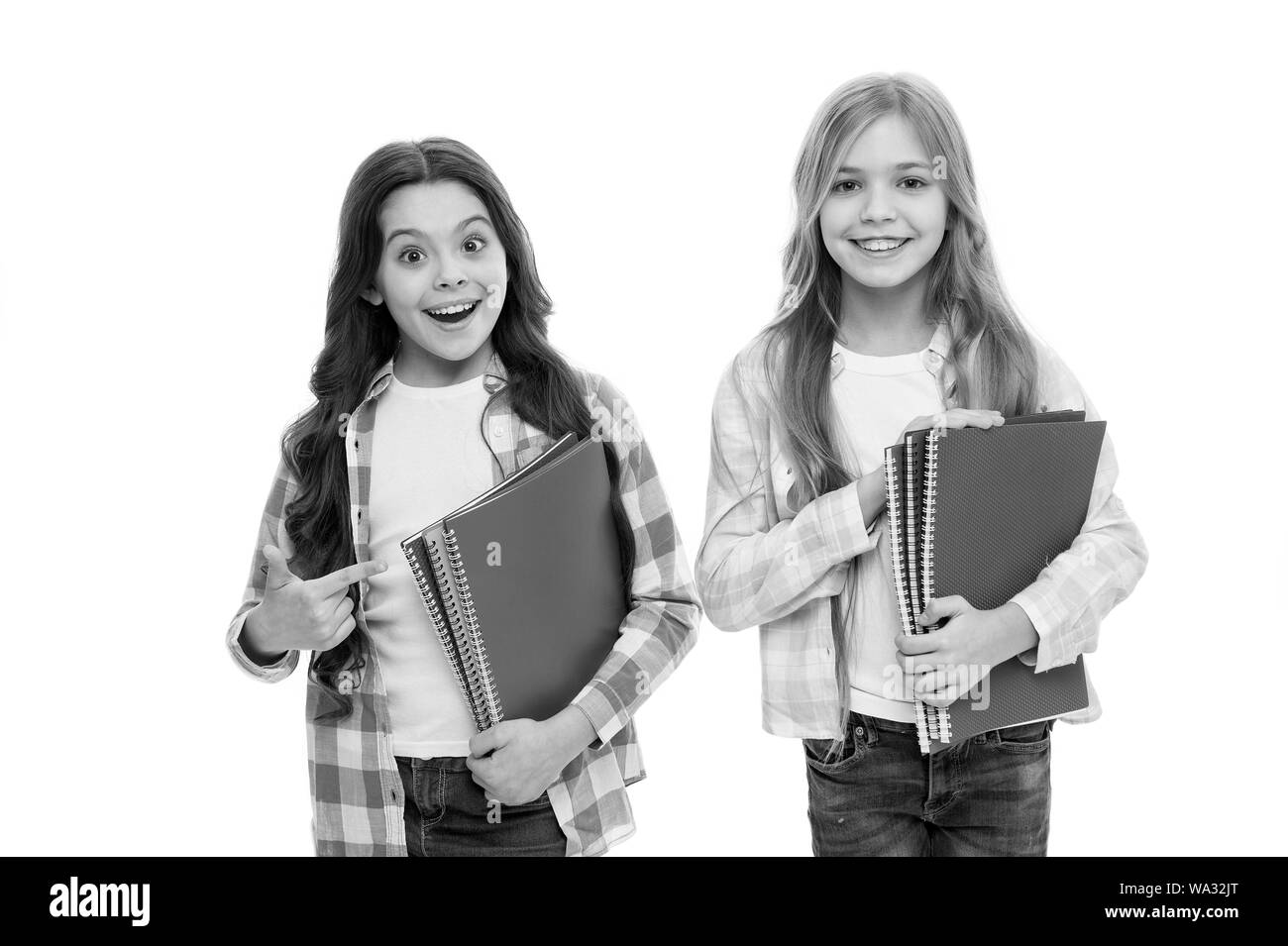 Collection of exercise books is ready for the school term ahead. Cute ...