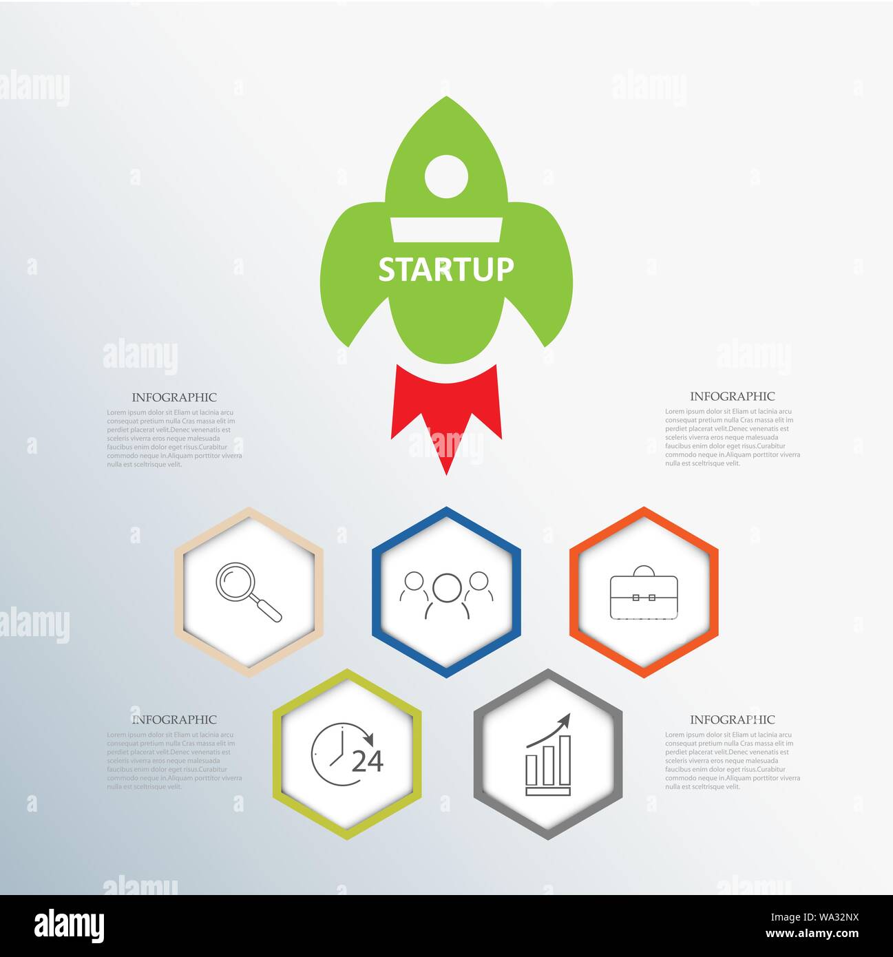 Rocket launch startup business Stock Vector Images - Alamy