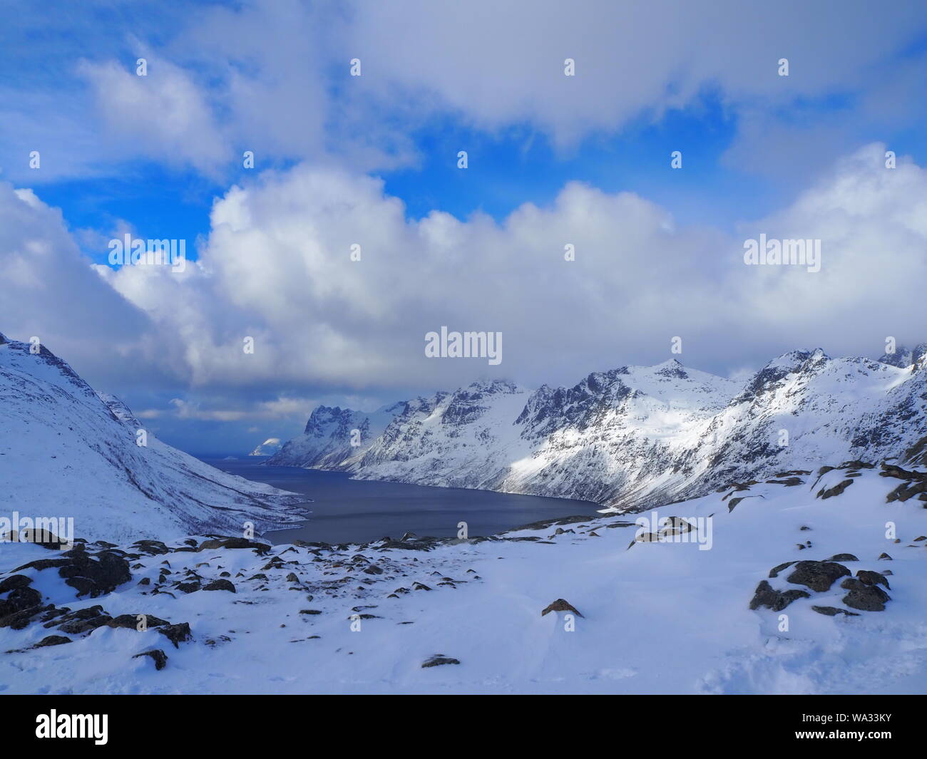 while snow blue sky Stock Photo - Alamy