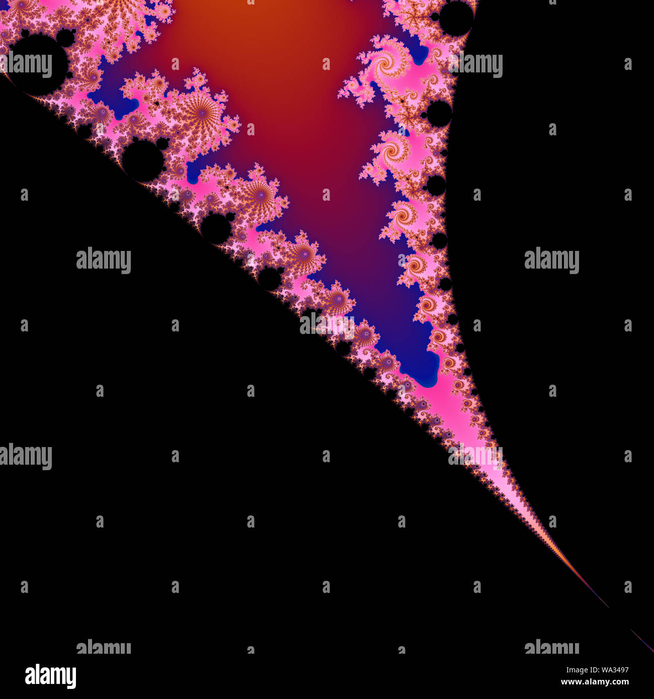 Purple mandelbrot fractal hi-res stock photography and images - Alamy