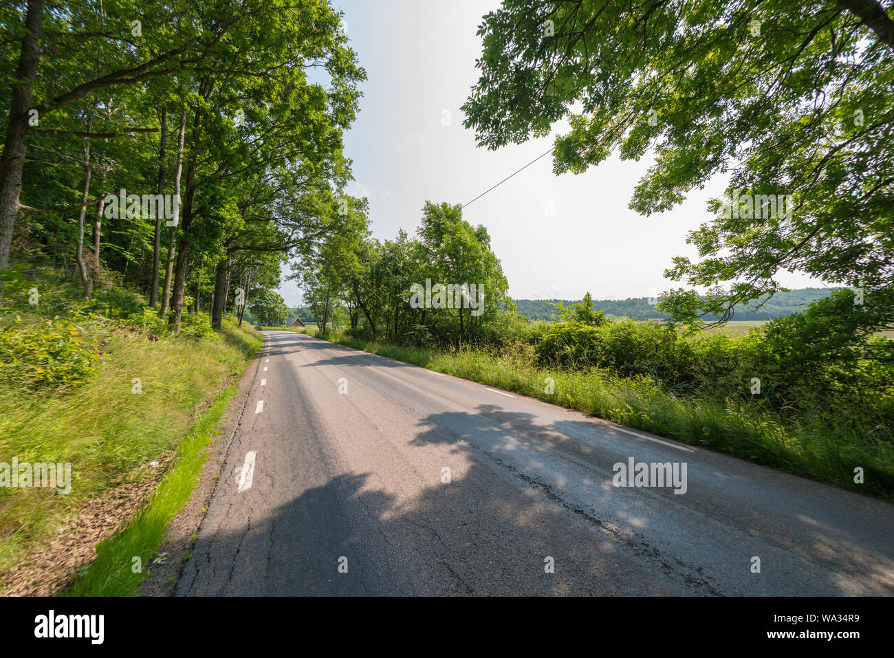 Country road small landscapes hi-res stock photography and images - Alamy