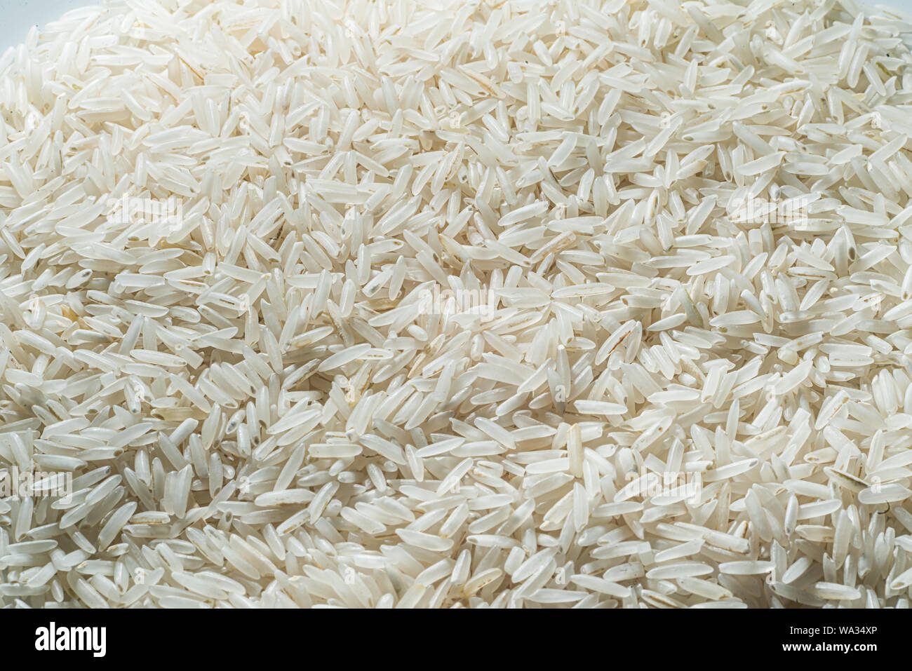 A big pile of rice on a table Stock Photo - Alamy