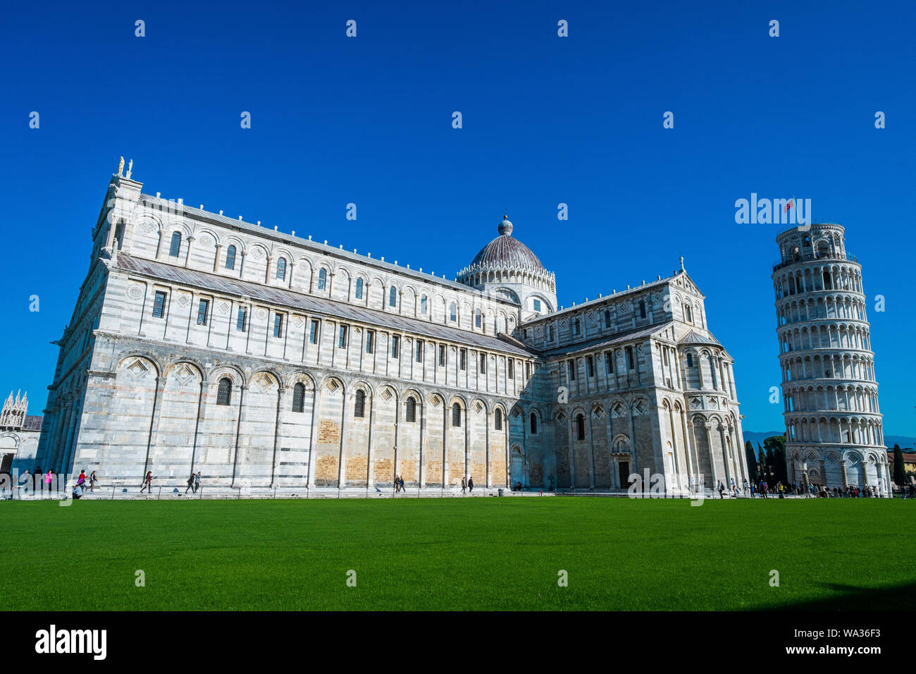 The Leaning Tower of Pisa in Italy Stock Photo - Alamy