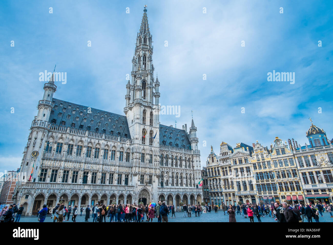 Brussels, big square Stock Photo - Alamy