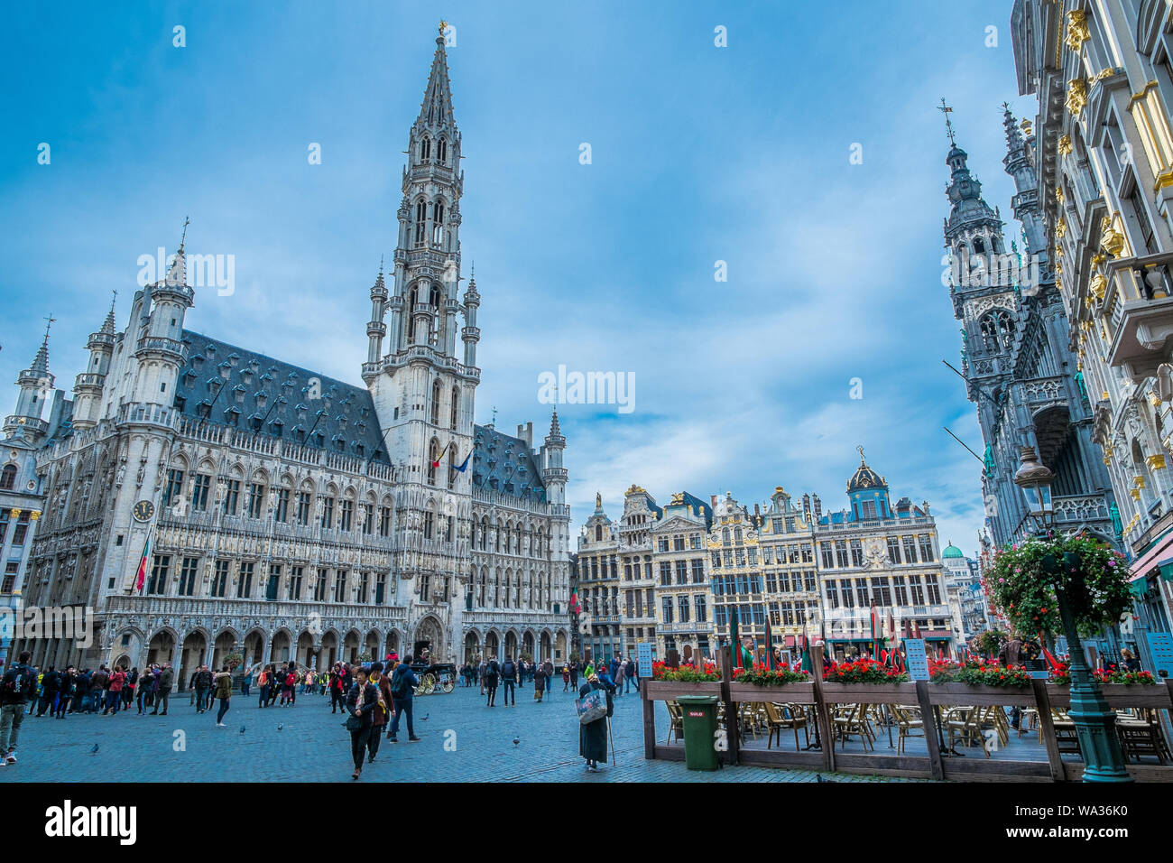 Brussels, big square Stock Photo - Alamy
