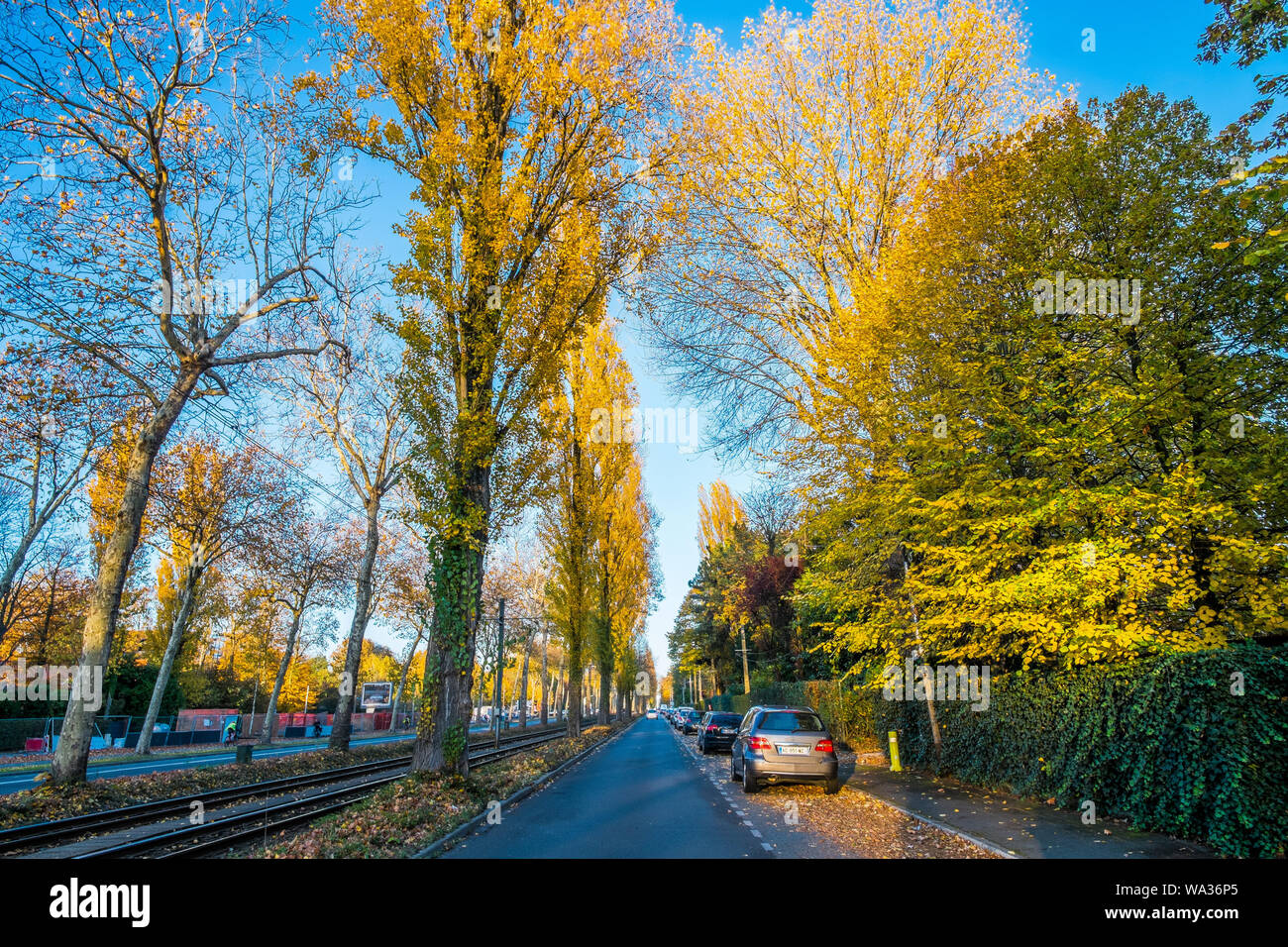 French town scenery Stock Photo - Alamy
