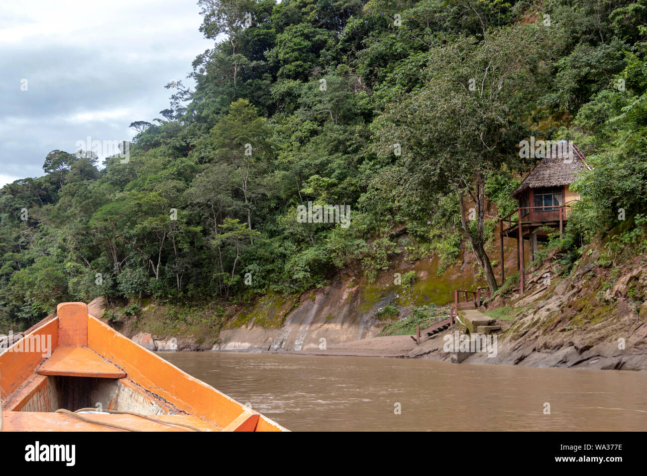 Boat Madidi River Madidi National Park High Resolution Stock ...