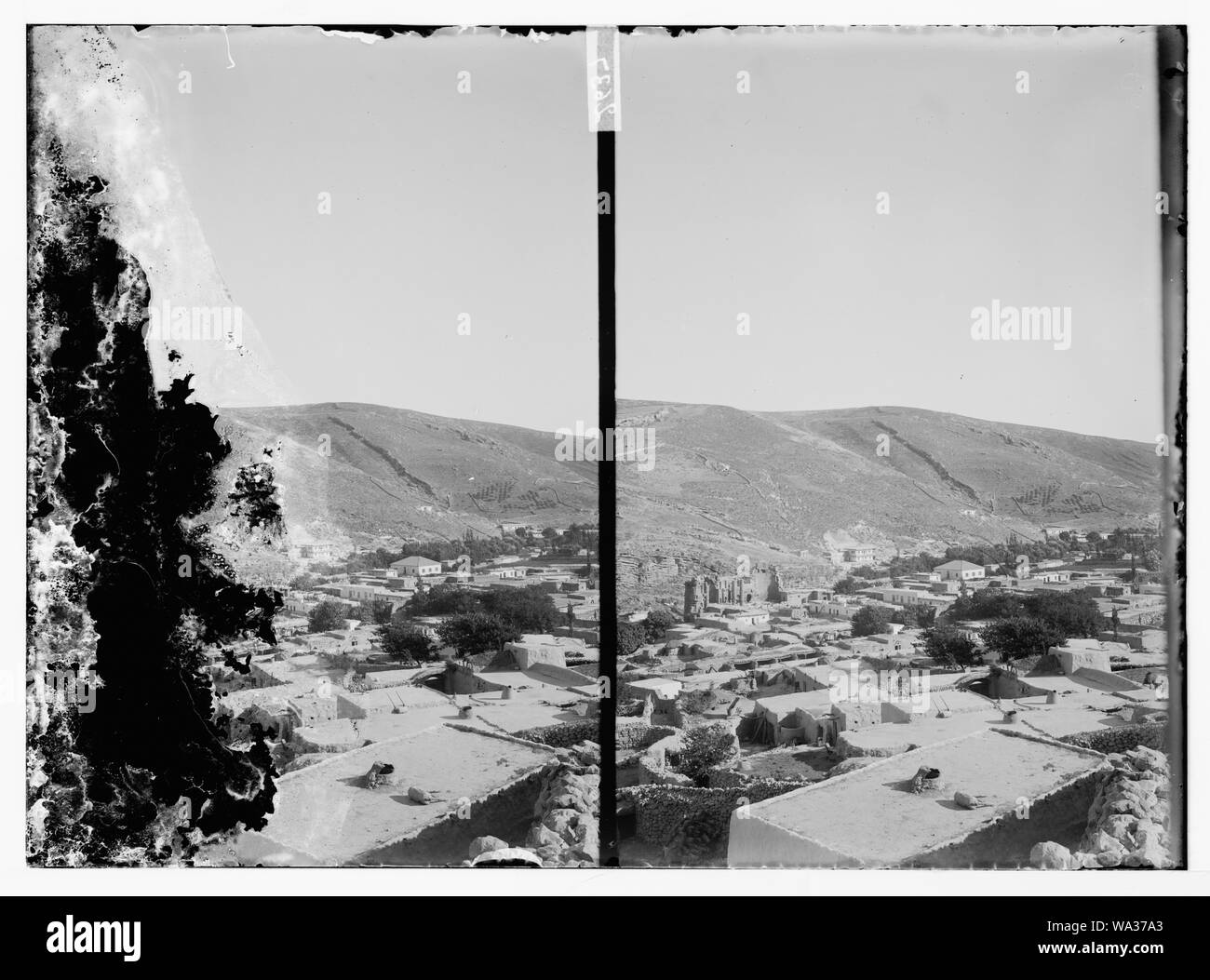 Bird's-eye view of Amman, looking towards the basilica Stock Photo - Alamy