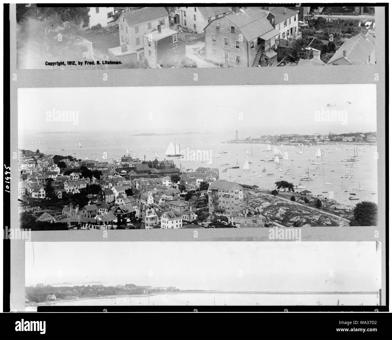 Ocean view of water Black and White Stock Photos & Images - Alamy