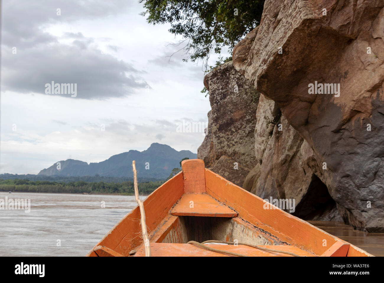 Boat madidi river madidi national park hi-res stock photography and ...