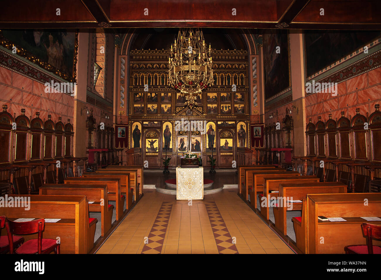 Church in Zagreb city, Croatia Stock Photo - Alamy