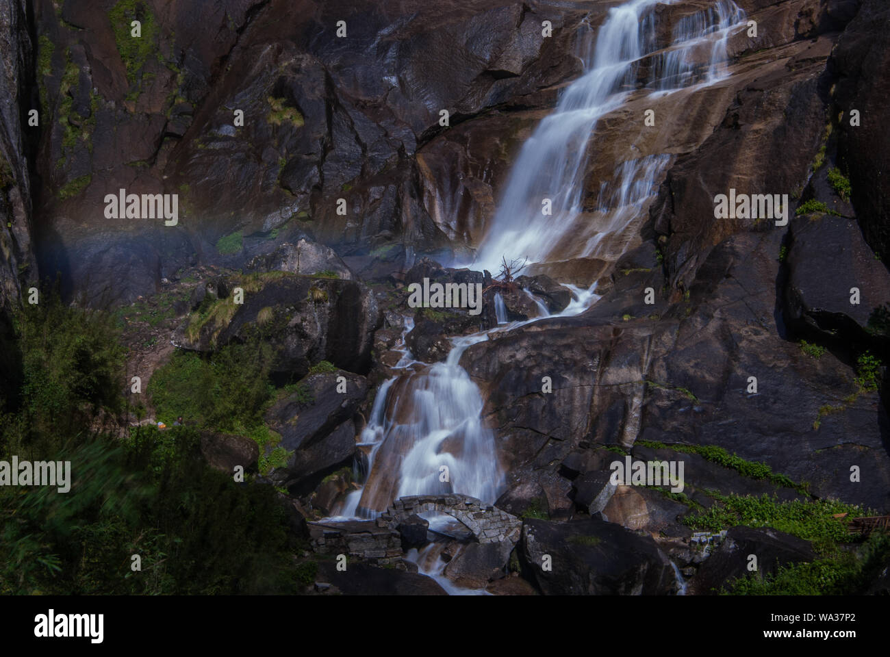 Rainbow waterfall tibet hi-res stock photography and images - Alamy