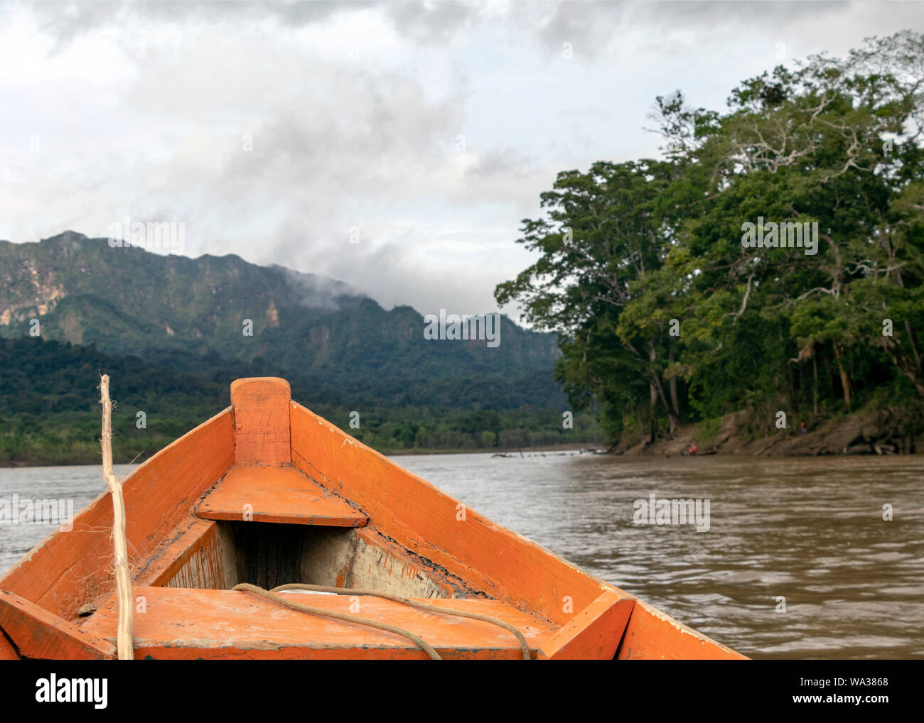 Boat Madidi River Madidi National Park High Resolution Stock ...