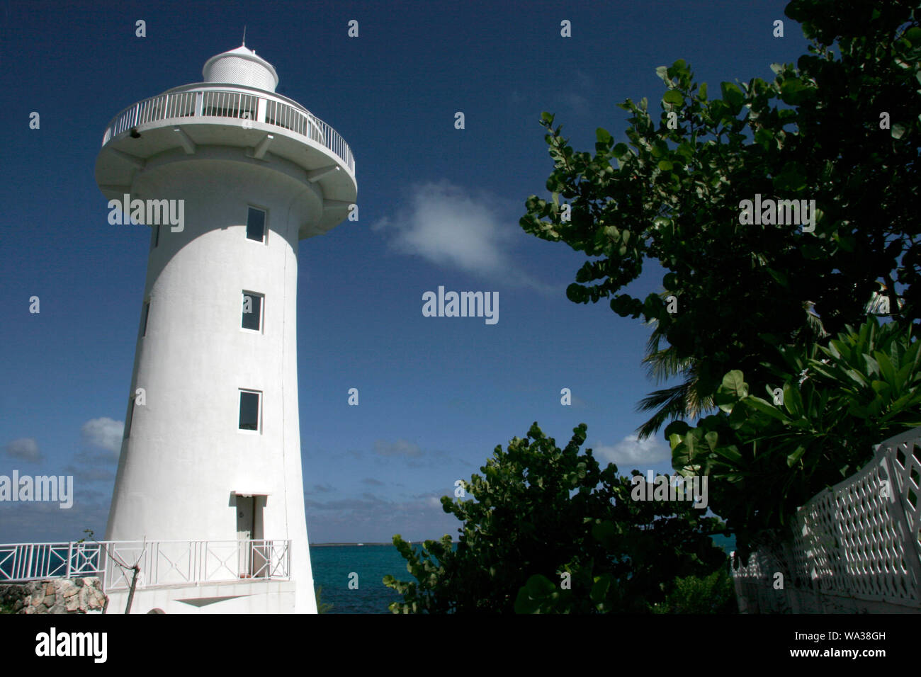 Solomons Lighthouse, New Providence Island, Bahamas Stock Photo - Alamy