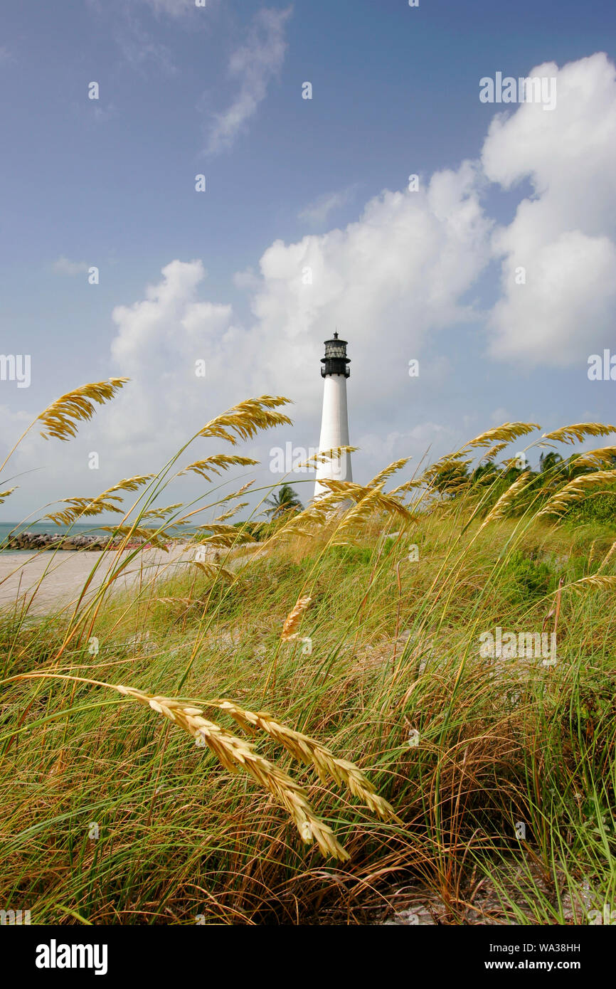 Key Biscayne lighthouse, Florida Stock Photo - Alamy