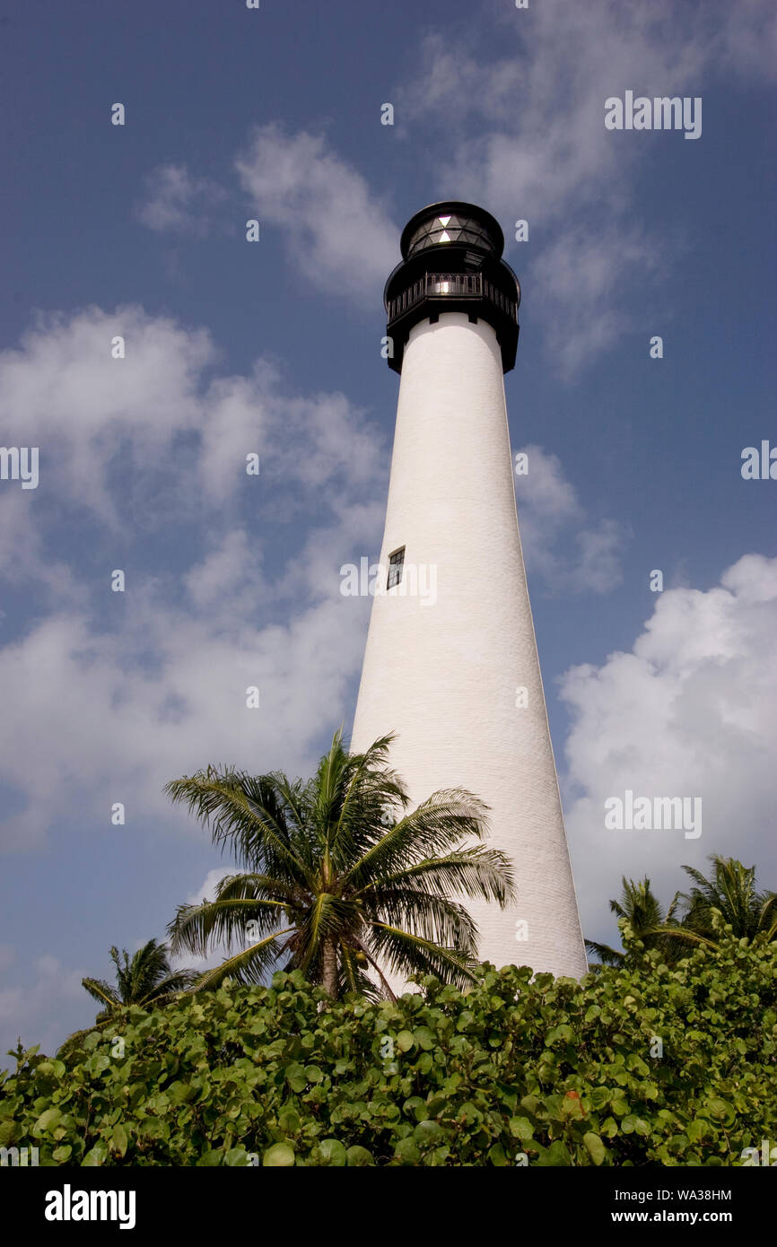Key Biscayne lighthouse, Florida Stock Photo - Alamy