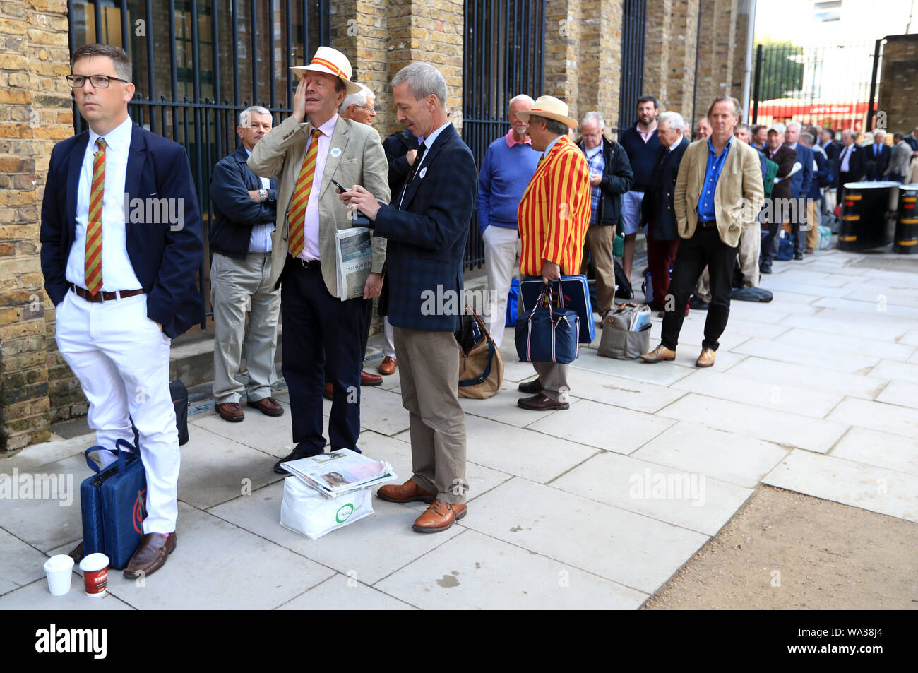 MCC Members due to get into the ground on day four of the Ashes Test ...