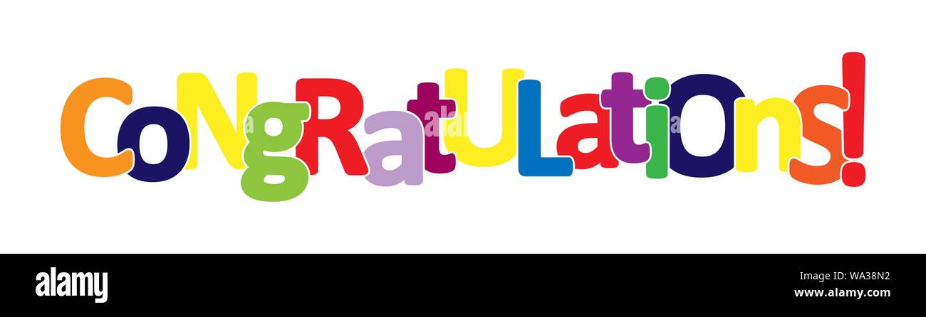 Spanish Word Art Congratulations Felicitaciones, Congratulations In
