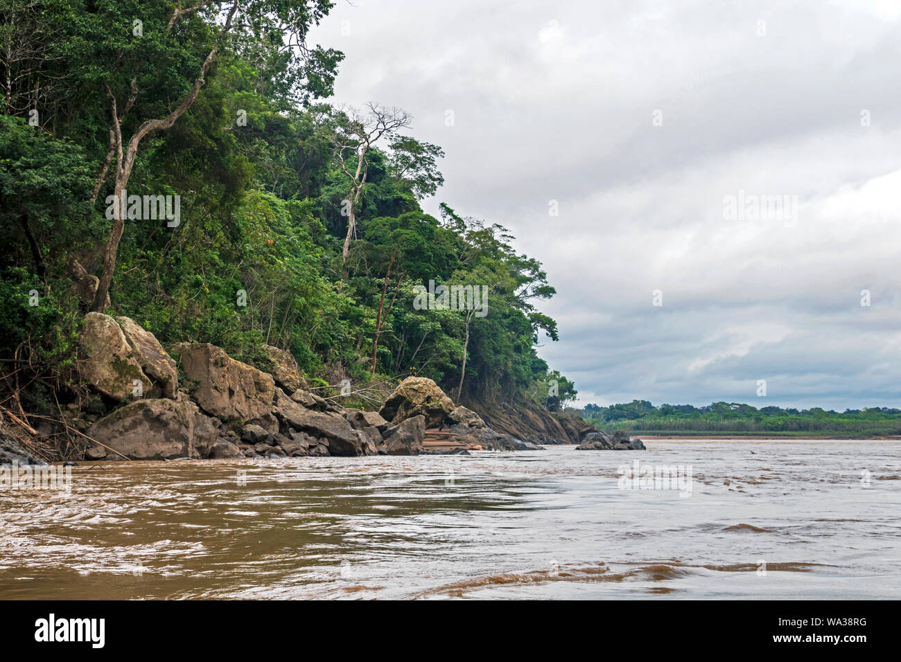Madidi river bolivia boat hi-res stock photography and images - Alamy