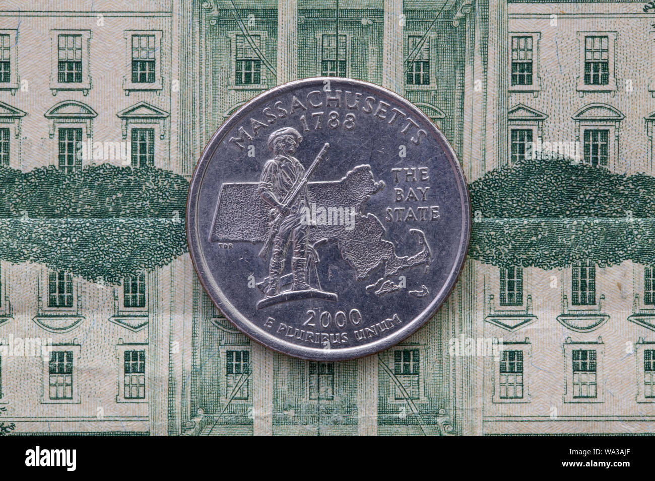 Massachusetts state quarter hi-res stock photography and images - Alamy
