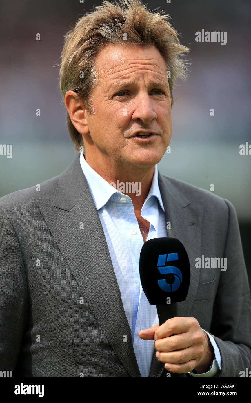 Commentator Mark Nicholas during day four of the Ashes Test match at ...