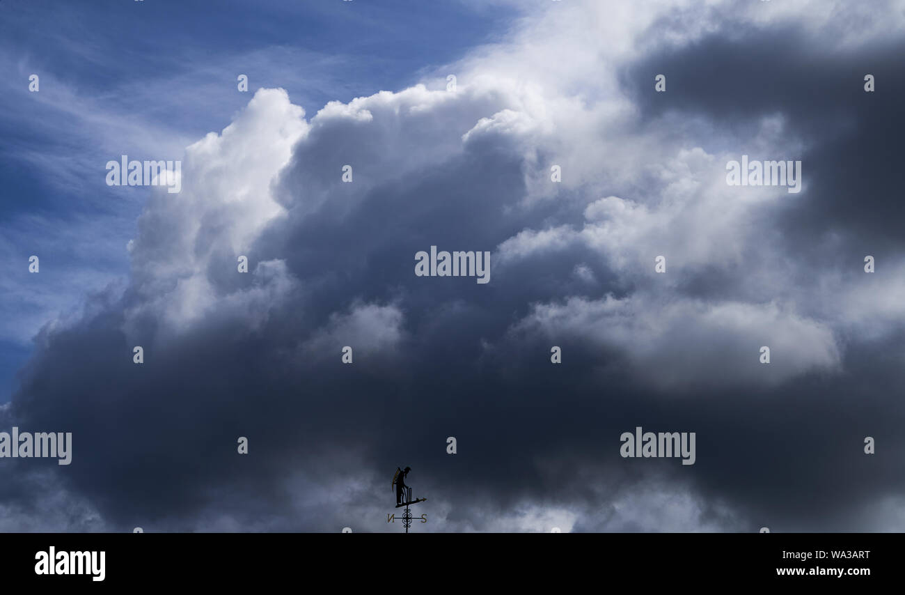 A general view father time weather vane hi-res stock photography and ...