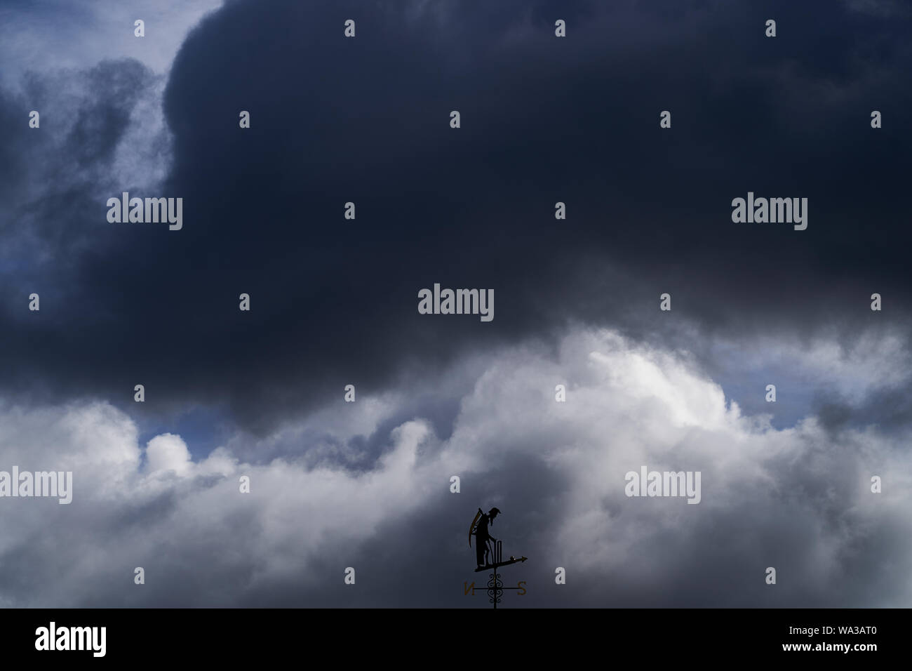 A general view father time weather vane hi-res stock photography and ...