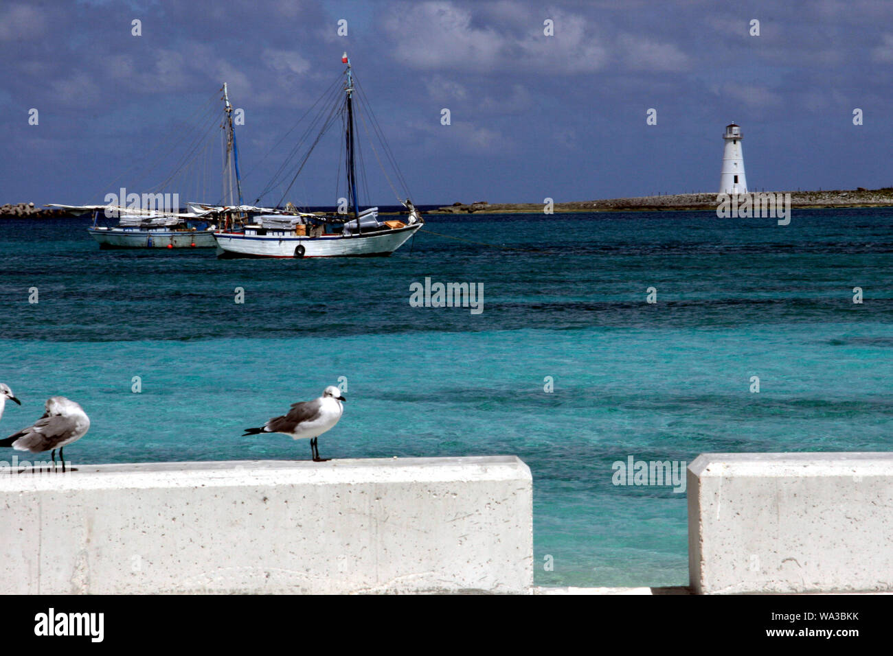Bahamian sailboats hi-res stock photography and images - Alamy