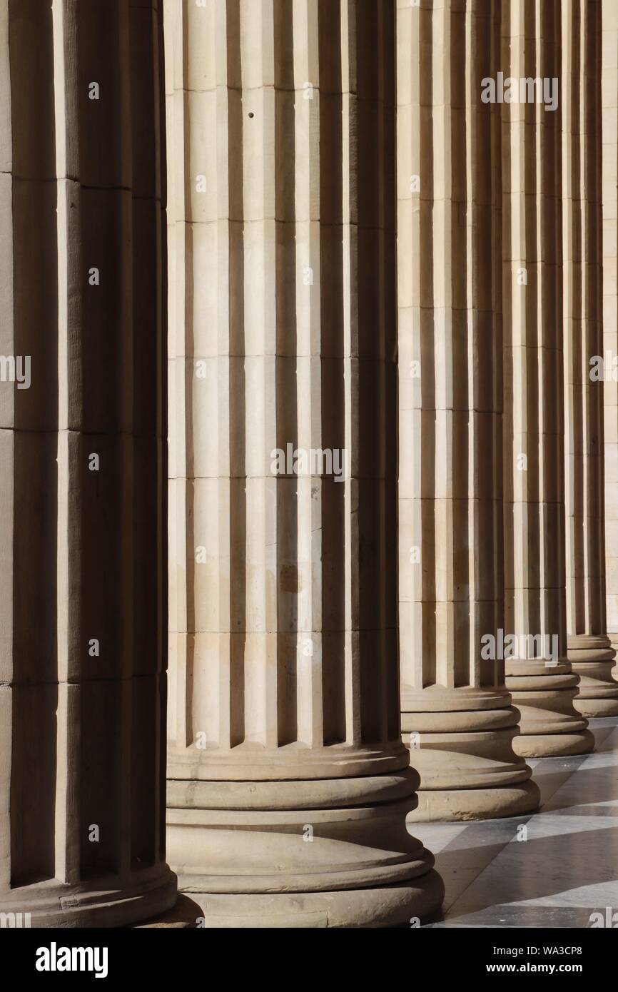 Old columns in close up Stock Photo - Alamy