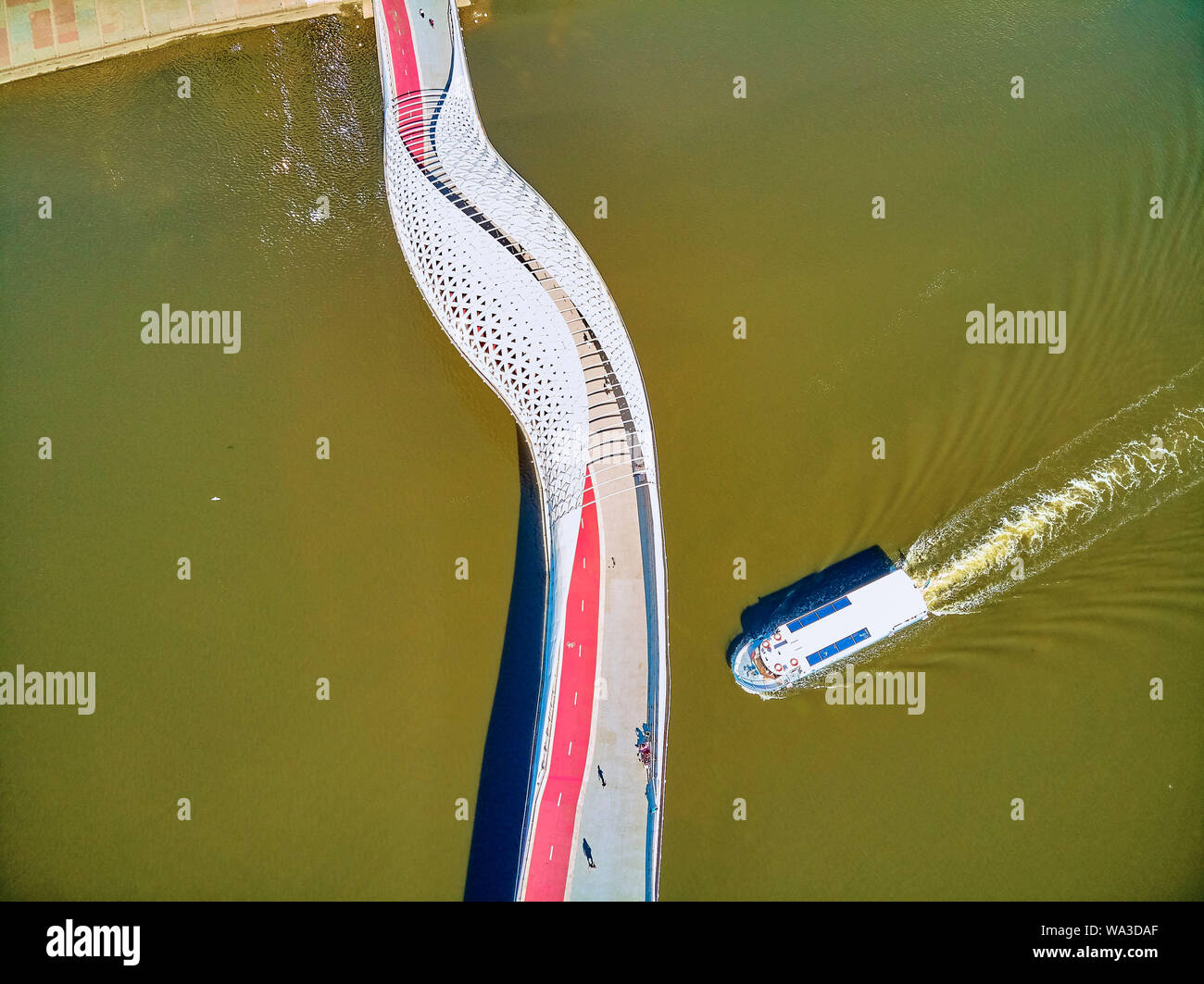 NUR-SULTAN, KAZAKHSTAN - July 30, 2019: Beautiful panoramic aerial ...