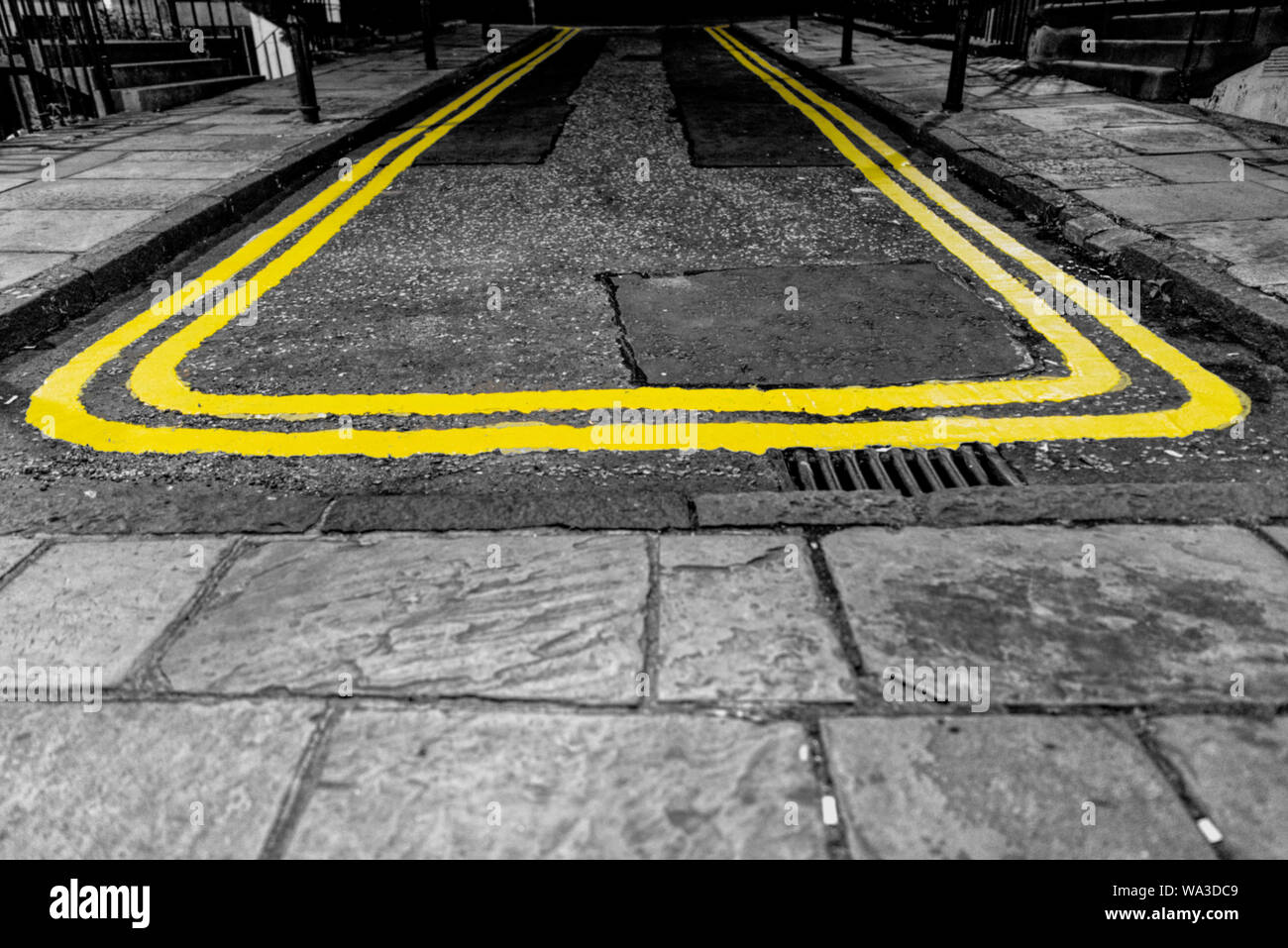 Follow the line Stock Photo - Alamy