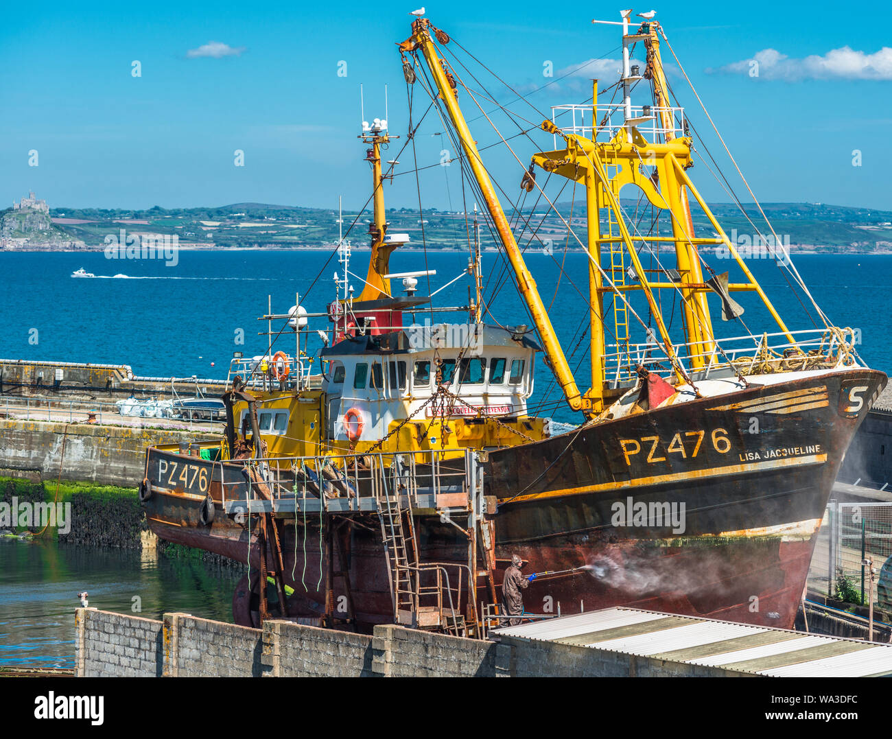 Old fishing trawler hi-res stock photography and images - Alamy