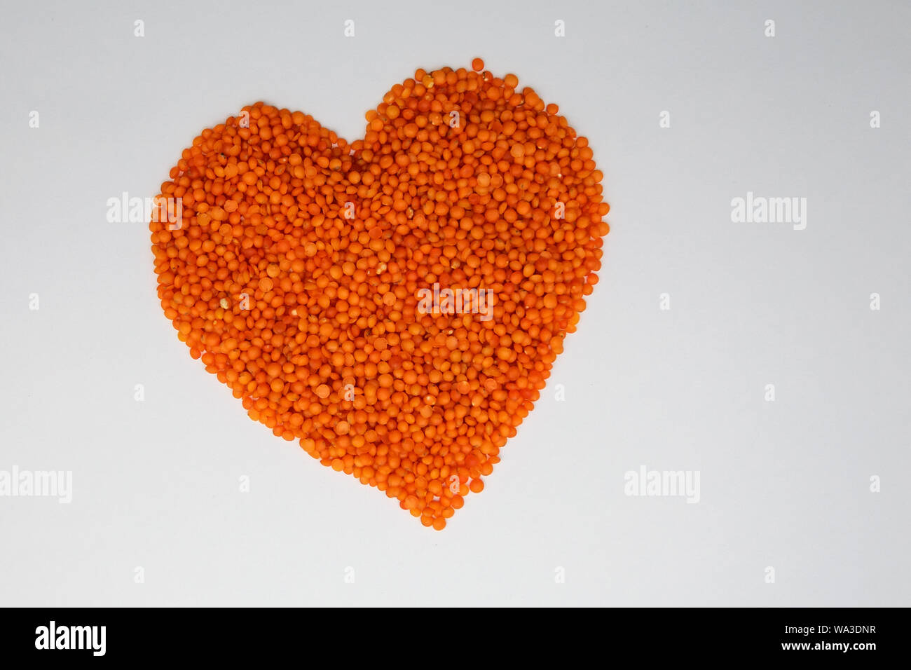 Pile lentil in shape hi-res stock photography and images - Alamy
