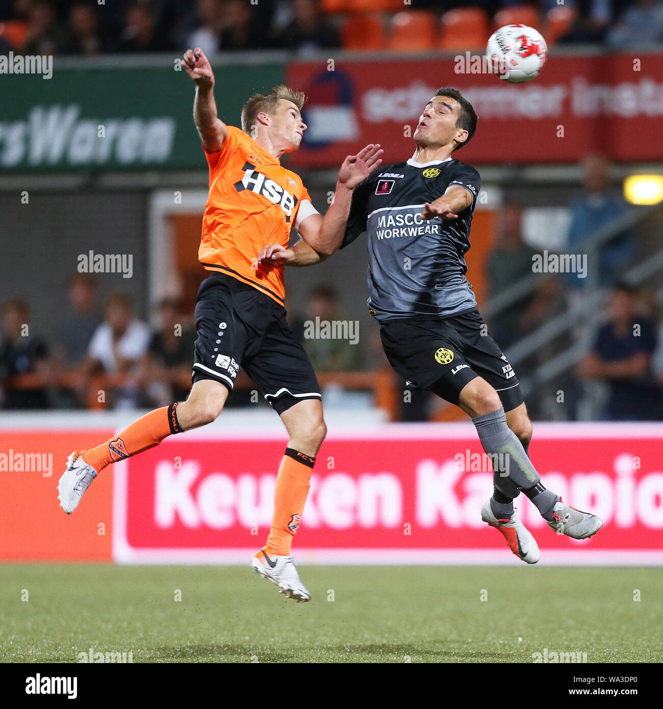 VOLENDAM, Netherlands. 16th Aug, 2019. football, Dutch Keuken Kampioen ...