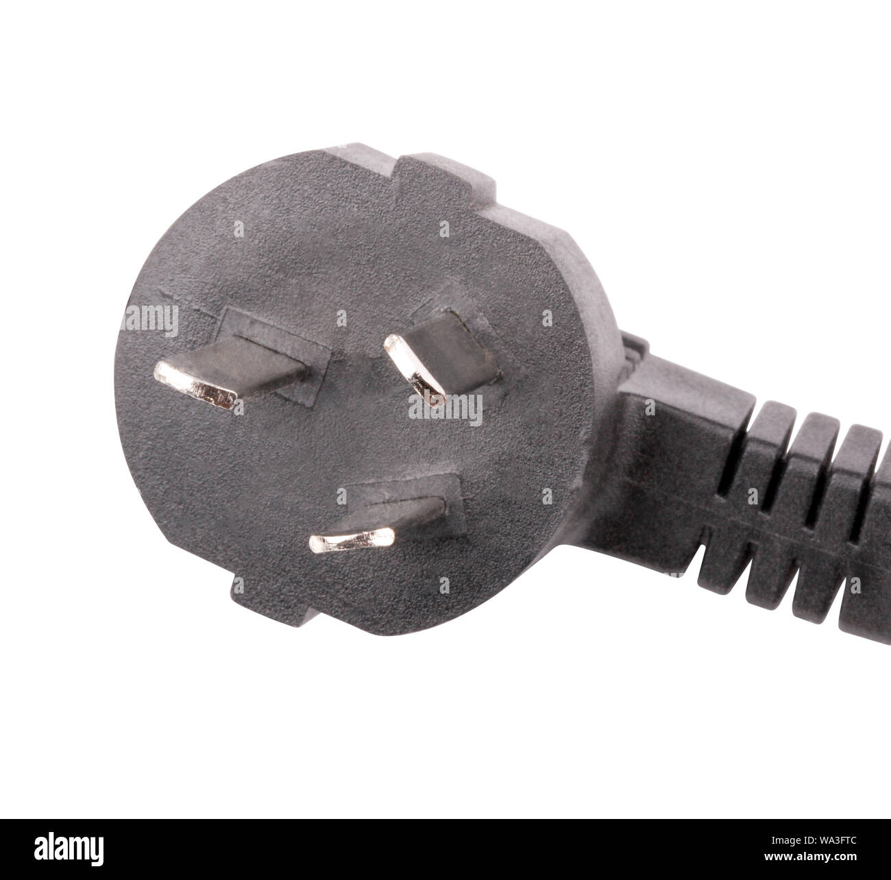 UK Outlet Plug with Cord Isolated Stock Photo - Alamy