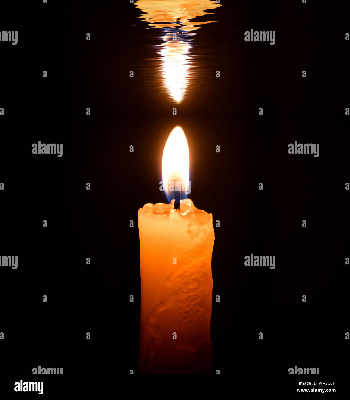 Flame reflection water hi-res stock photography and images - Alamy