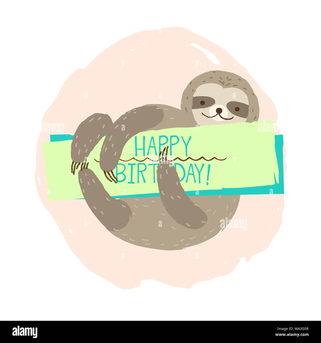 Sloth baby Cut Out Stock Images & Pictures - Alamy