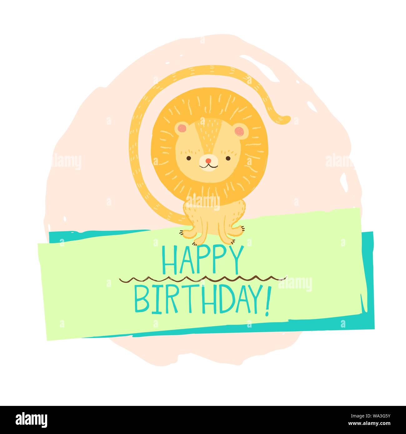 Lion element of card Stock Vector Image & Art - Alamy
