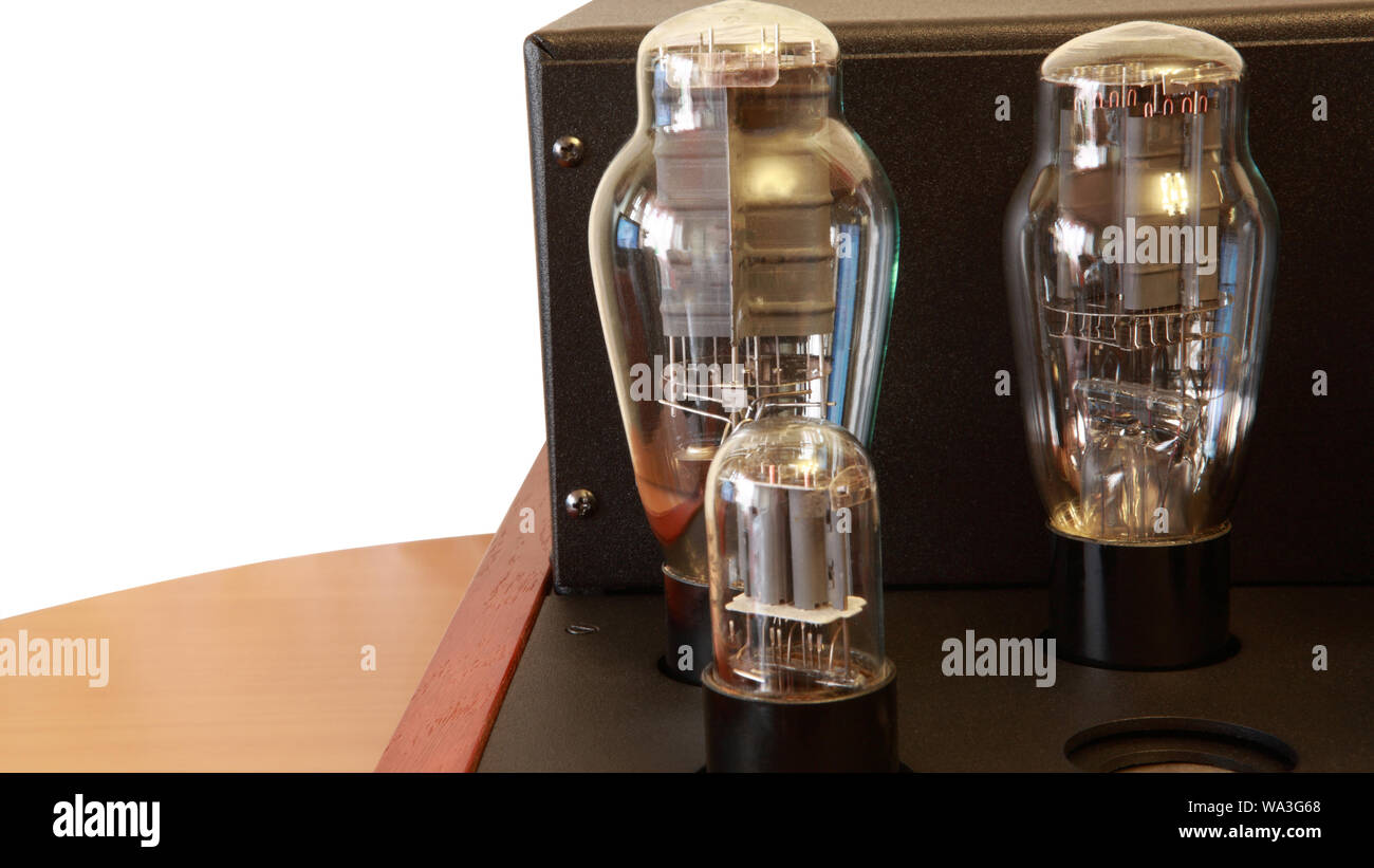 vacuum tube amplifier at day Stock Photo - Alamy