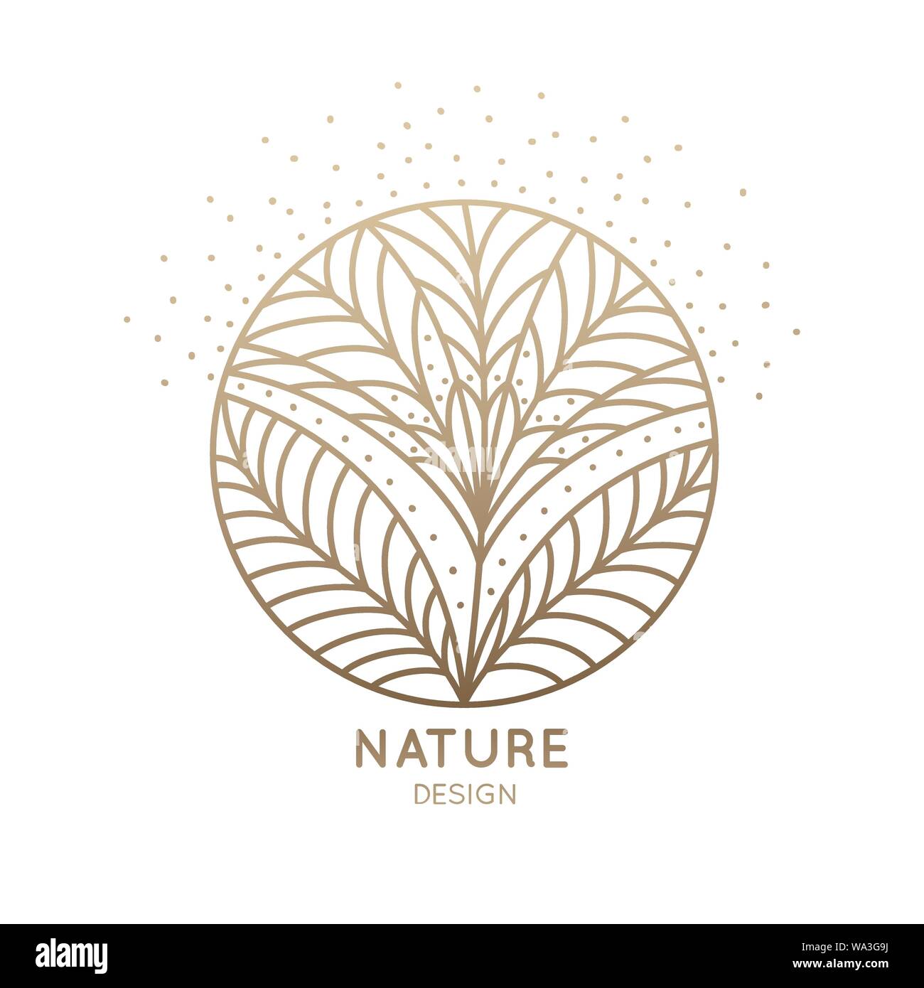 Natural tree white petals Stock Vector Images - Alamy
